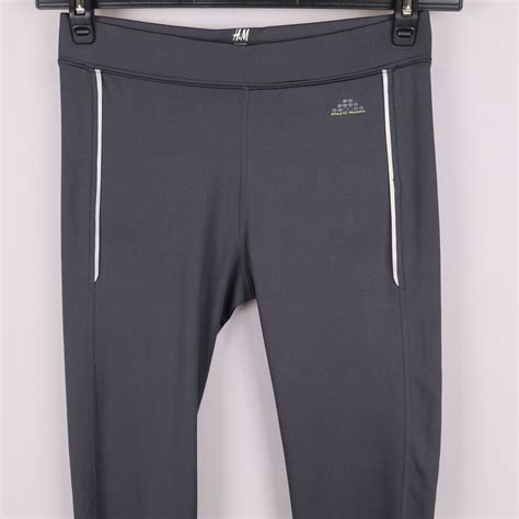 Handm Sportiga Tights Med Reflexdetaljer