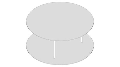 Hightower Round Ruby Coffee Table Recycled Steel No Voc Powdercoat 3d Warehouse