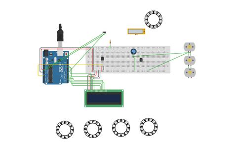 Circuit Design Temperature Sensor Circuit Lm35 Tinkercad