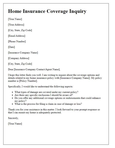 Letter Template For Insurance Coverage Verification Free Samples In Pdf Letterin