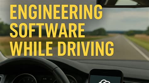 Creativity On The Move Engineering Software While Driving
