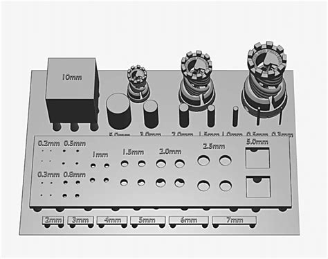 3d Printer Files 3mf File Resin Printer Test No 1 Creality Cloud