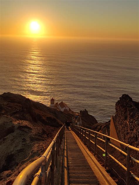 Sunset At Point Reyes Lighthouse California Rpics