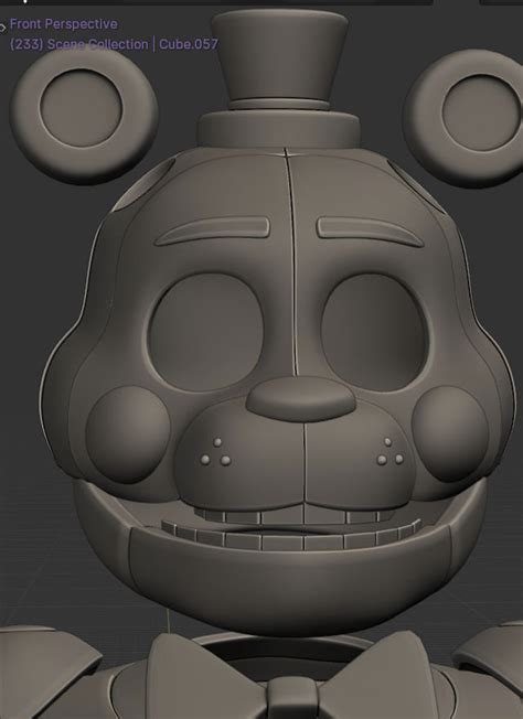 Funtime Freddy Head Update By Xinottc On Deviantart