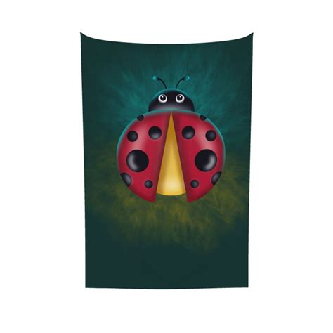 Cartoon Ladybug Insect Tapestry Wall Tapestry Decor Home Decor Bedroom Living Room Dorm