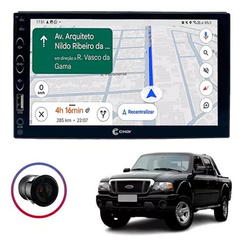 Kit Central Multimídia Mp5 Ford Ranger 2000 Até 2012 Câmera Frete Grátis