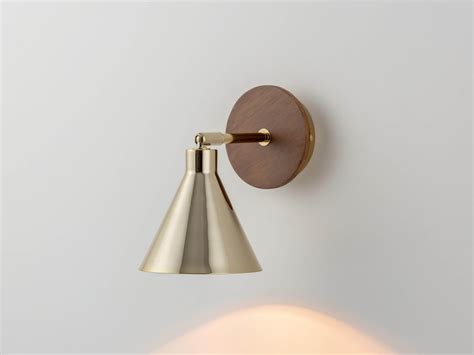 Brass Cone Wall Light Stylish Wall Lighting