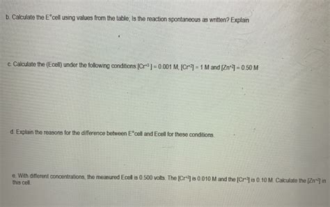 Solved RT E E Cel In Q NF Where El Nonstandard Cell Chegg Com