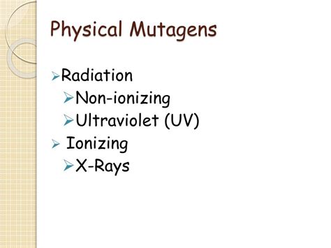 Ppt Mutagens And Mutagenesis Powerpoint Presentation Free Download