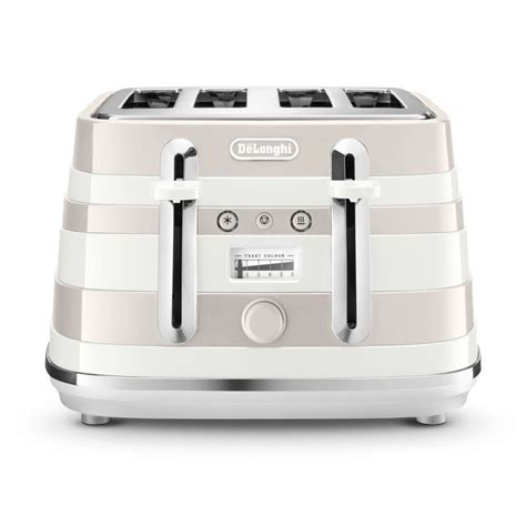Delonghi 4 Slice Graceful White Avvolta Class Toaster 230040013 Bargains