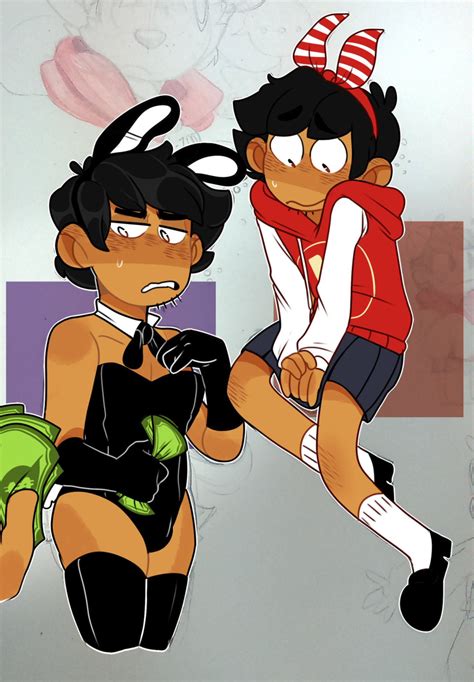 Rule 34 Angry Black Hair Brown Body Brown Skin Bulge Bunny Ears