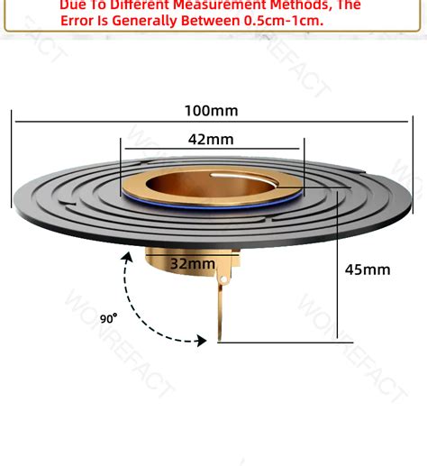 Brass Floor Drain Core Large Size Odor And Insect Proof Floor Drain