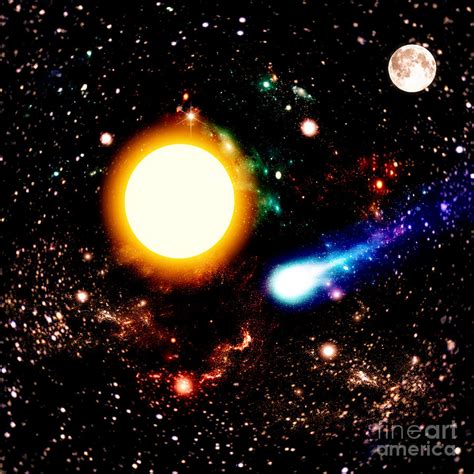 Sun Moon Stars Sky Coyote And The Sky How The Sun Moon And Stars