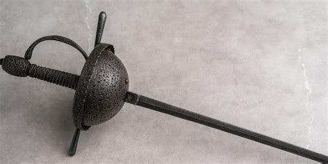Cup Hilt Rapier A Product Of Refined Fencing Tradition In Spain And