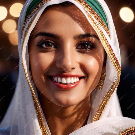 Premium Photo Kuwait Woman From Kuwait Typical National Citizen