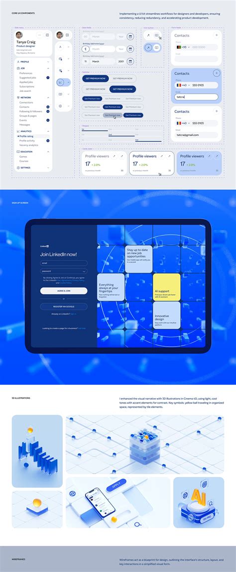Linkedin Uxui Redesign Behance