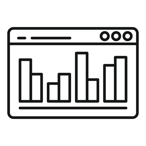 Business Graph Comparison Icon Outline Vector Scale Compare 15109271 Vector Art At Vecteezy