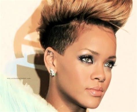 Weekend Hairdo Rihannas Mohawk