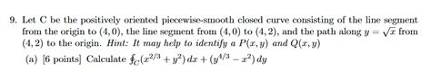 let c be ﻿the positively oriented piecewise smooth
