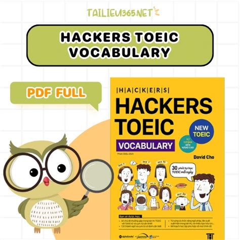 [free] Download Sách Hackers Toeic Vocabulary Pdf Bản đẹp