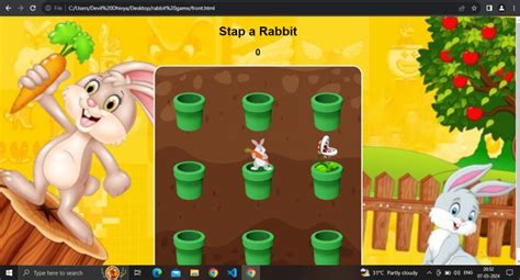 How I Created Stap A Rabbit A Fun And Engaging Game Divyadharshini