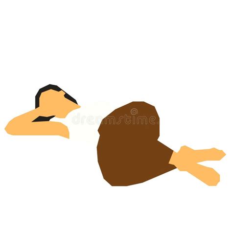 Silhouette Woman Lying 1 Stock Illustration Illustration Of Fashion