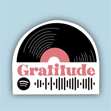 Record Spotify Code Sticker Vinyl Record Sticker Spotify Song Code Sticker Spotify Code