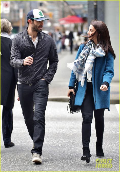 Tyler Hoechlin Hangs With Jessica Lowndes After Arriving In Vancouver