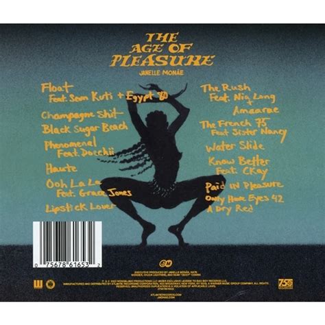 Janelle Monae The Age Of Pleasure Cd 2023 Us Original Hhv