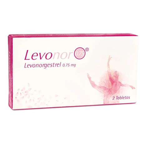 Levonor 0 75 Mg X 2 Tabletas Drogas Económicas