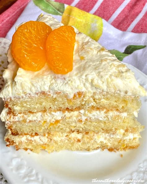 Mandarin Orange Cake The Southern Lady Cooks