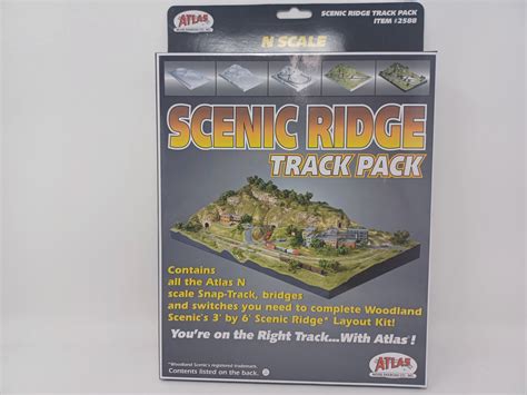 Atlas 2588 Scenic Ridge Track Pack For Woodland Scenics Scenic Ridge