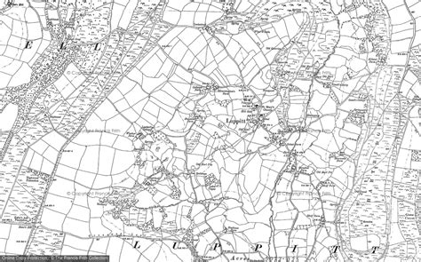 Historic Ordnance Survey Map Of Luppitt 1887