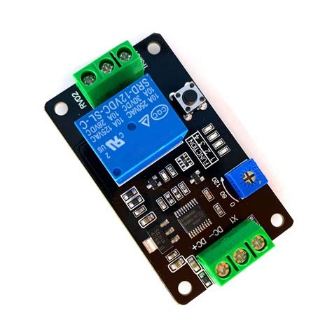 TRM Delay Timer Relay Self Locking On Off Switch Trigger Module DC V V V For Adjustable