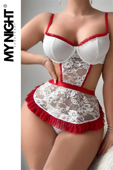 Veille Kadın Fantezi Kostüm Sex Etekli Iç Çamaşır Takımı Hizmetçi