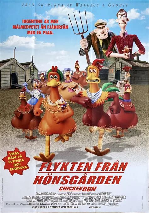 Chicken Run 2000 Swedish Movie Poster