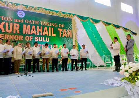 Sulu Mayors Takes Oath Of Office In Province Of Sulu Facebook