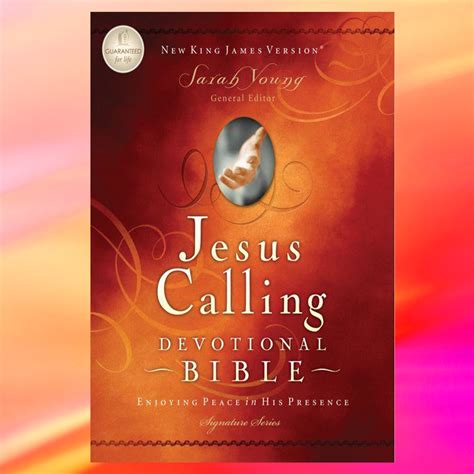 Jesus Calling Devotional Bible By Sarah Young Author Inspire Uplift