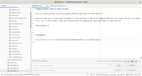 Github Pagruli Software Research Centeradwaita Modern Light Ui