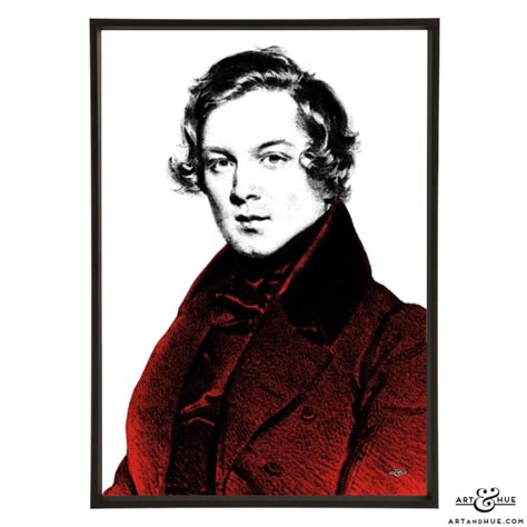 Robert Schumann Stylish Pop Art Prints Composers Art And Hue