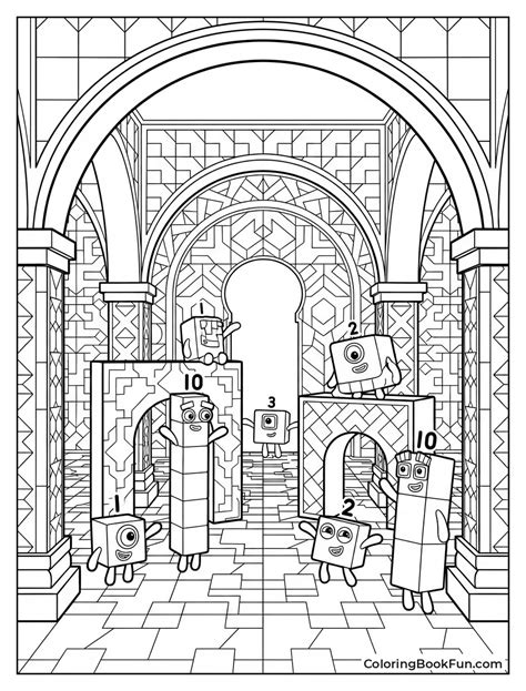 51 Number Blocks Coloring Pages Free Pdfs Coloringbookfun