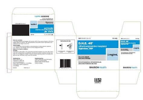Dhe 45 Package Insert Prescribing Information Moa