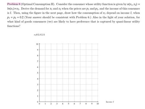 Problem 8 Optimal Consumption Ii Consider The