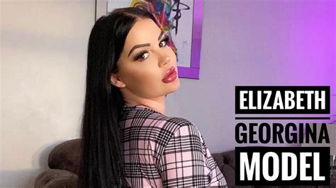 Elizabeth Georgina Curvy Size Model Plus Size Fashion Influencers Biography Body