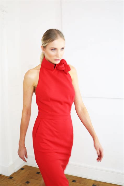 Sukienka Emanuelle Red Kolekcja Aw23 24 Sorella Polska Marka