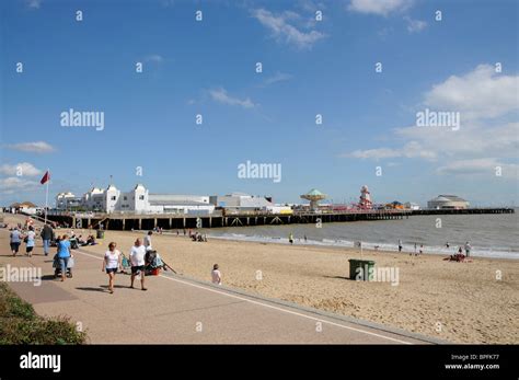 Clacton On Sea Essex England An East Anglia Seaside Resort With Sandy
