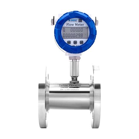 4 20ma Rs485 Flow Meter Types Digital Turbine Flowmeter Methanol Diesel