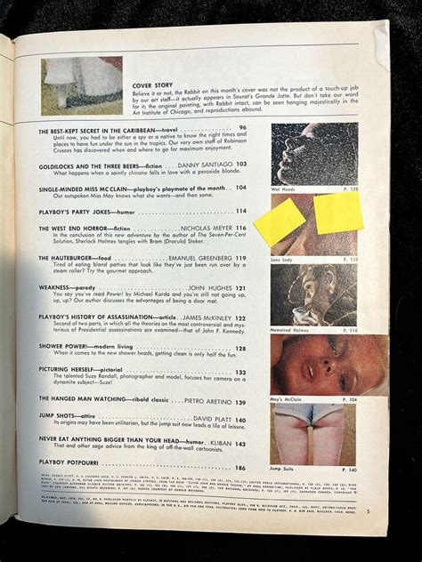 Playboy May 1976 Patricia Mccain Playmate Barbara Parkins Abbie