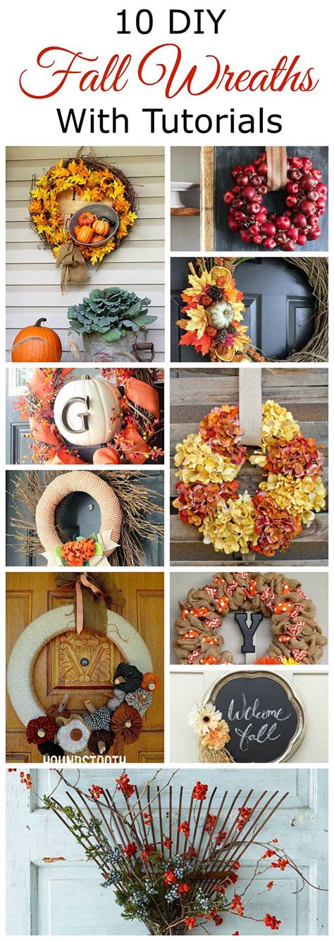 Best Diy Fall Wreaths For Your Front Door House Of Hawthornes