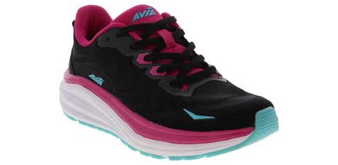 Avia Avi Move Black Womens Wide Width Running Shoe Aa50247w B